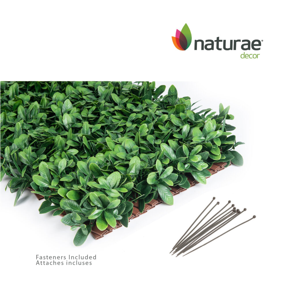 PVC EXPANDABLE TRELLIS 36 in x 72 in FICUS LEAVES - Naturae Decor